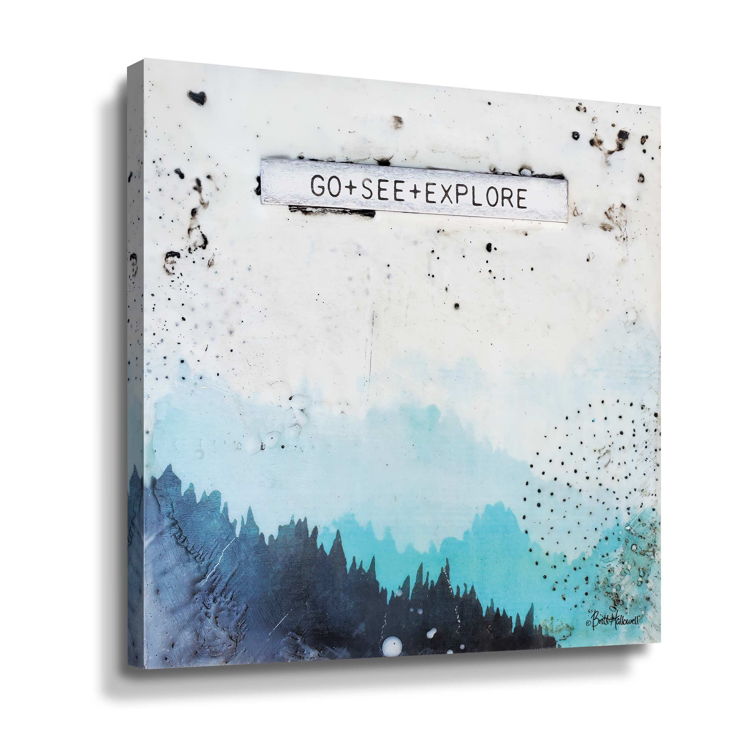 Trinx Go See Explore - Wrapped Canvas Graphic Art | Wayfair